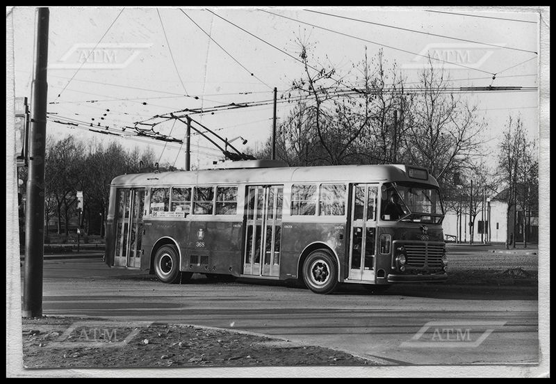 Filobus a due assi Fiat 2405, carrozzeria Viberti, n. 368...